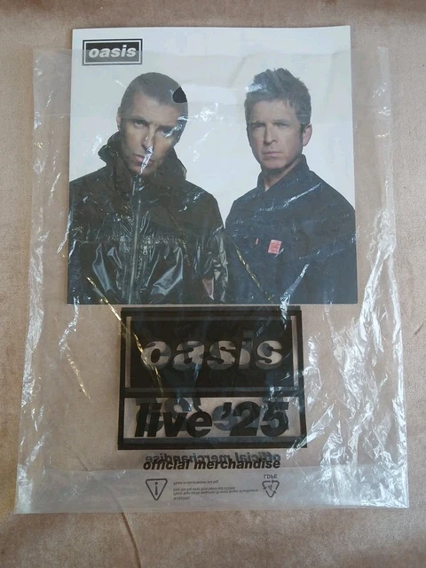 OASIS LIVE'25 OFFICIAL 2025 Tour Souvenir Programme Booklet Merchandise ...