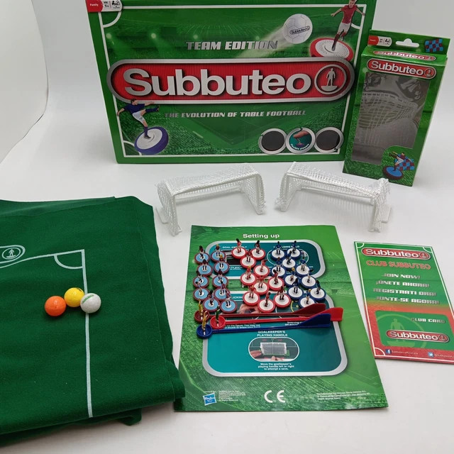 VINTAGE SUBBUTEO TABLE Soccer Game Team Edition - 99% Complete w/ extra ...