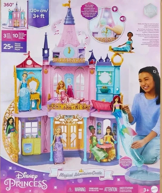MATTEL DISNEY PRINCESS Magical Adventures Castle Playset. Fast & Free ...
