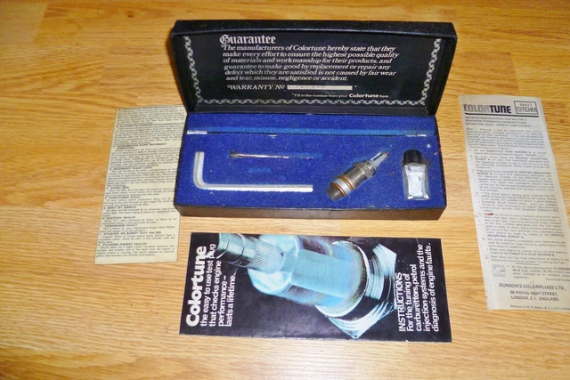 VINTAGE GUNSONS COLORTUNE - Classic Car Engine Tuning Kit - 14mm $43.38 ...