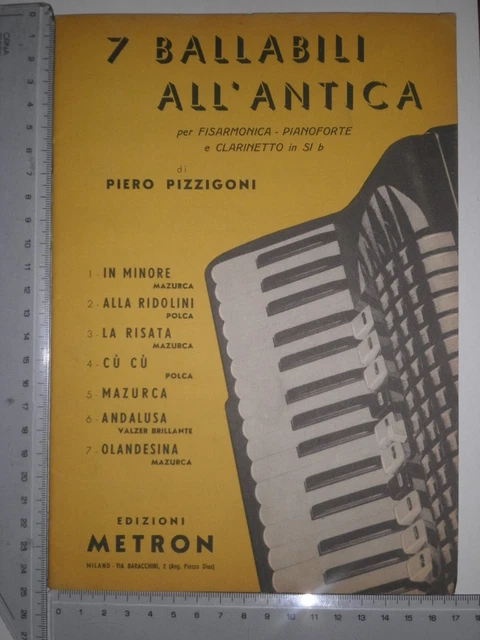 METRON EDIZIONI - 7 Ballabili all'antica per fisa piano e clarinetto ...