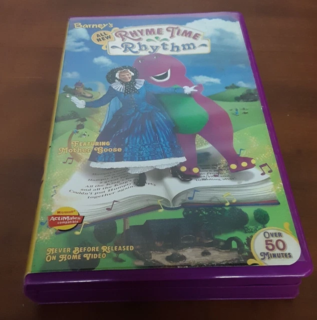 BARNEY'S RHYME TIME Rhythm VHS VCR Video Tape Used $9.61 - PicClick CA