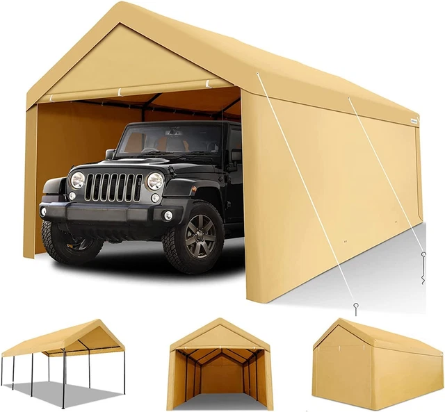 ZELTGARAGE GARAGENZELT CARPORT Unterstand Schuppen Garage 3x6m PVC ...