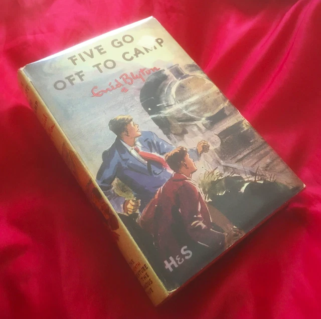 ENID BLYTON FAMOUS Five Go Off To Camp Vintage Hardback Dw Dj 1956 EUR ...