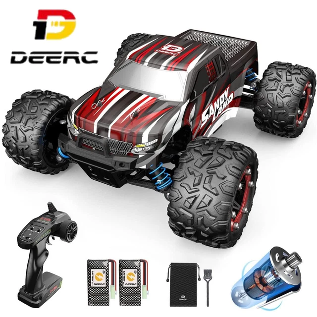 DEERC 9300 4X4 1/16 Remote Control Car High Speed 40KM/H Off Road Monster Truck £58.99 - PicClick UK