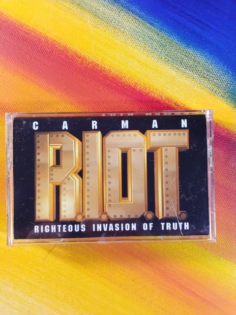 RIOT RIGHTEOUS INVASION of Truth Carman Christian Music Cassette Tape ...