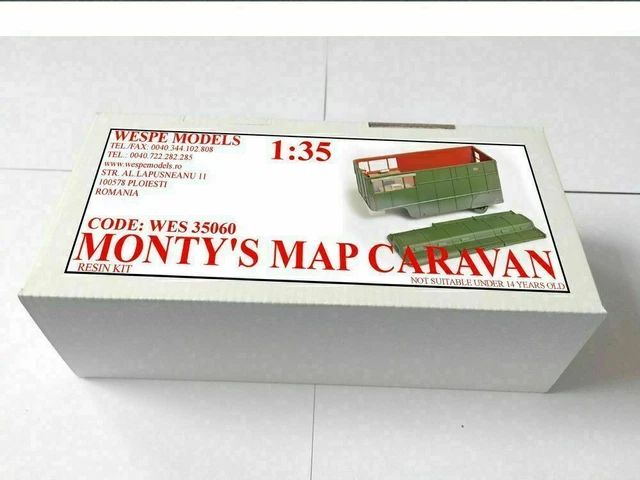 MONTY'S MAP CARAVAN Wespe Models 1:35 SCALE - resin kit 35060 EUR 40,45 ...