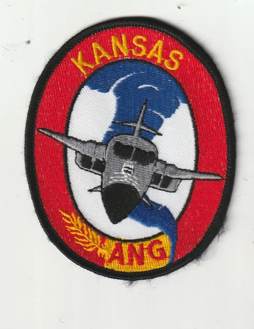 USAF AIR FORCE 127th Bomb Squadron McConnell AFB Kansas patch ANG EUR 4 ...