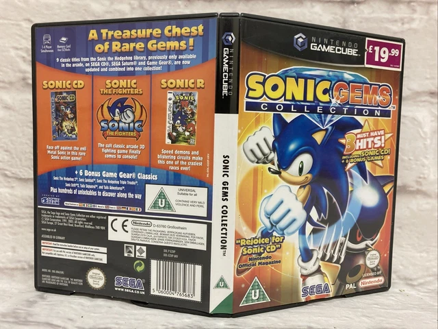 NINTENDO GAMECUBE: SONIC Gems Collection (PAL) (2005) £32.00 - PicClick UK