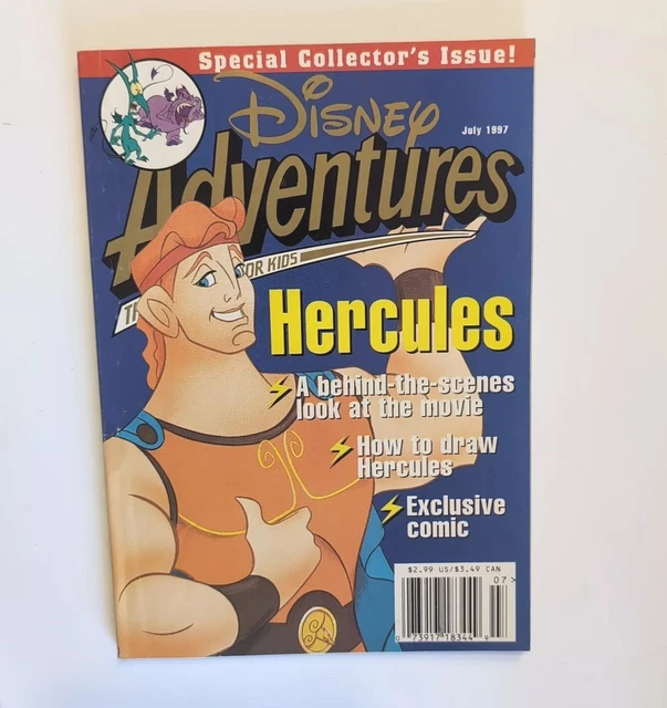 DISNEY ADVENTURES MAGAZINE July 1997 Hercules Special Collector’s Issue ...