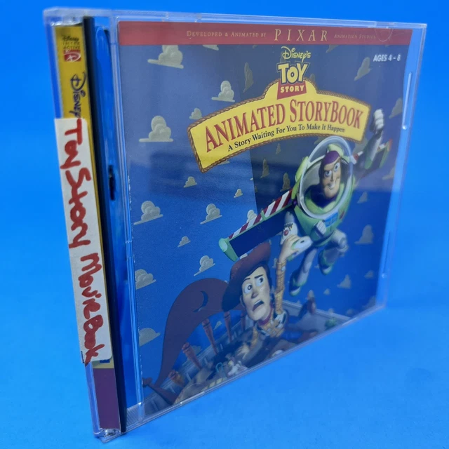 DISNEY'S TOY STORY Animated StoryBook (Windows/Mac) PIXAR CD-ROM PC ...