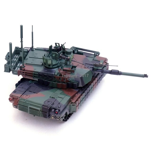 1/72 US ARMY M1A2 Tusk II Tank Model Diecast Military Toy for Kids Boys ...