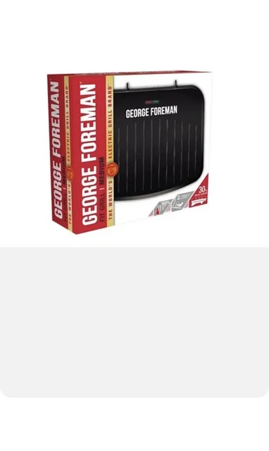 GEORGE FOREMAN MEDIUM Fit Grill Griddle Hot Plate Toastie Maker ...