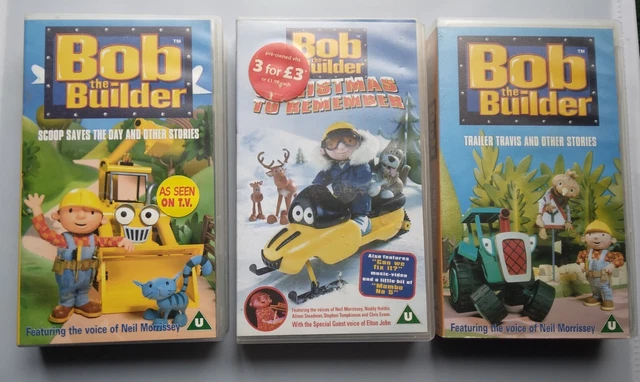 BOB THE BUILDER VHS Video Bundle Of 3 £11.12 - PicClick UK