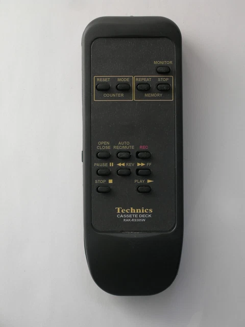 REPLACEMENT REMOTE CONTROLLER for TECHNICS RAK-RS305W RS-BX727 RS-BX828 ...