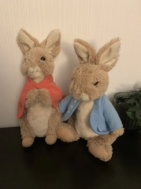 GUND PETER RABBIT And Flopsy Plush Bundle Beatrix Potter £15.28 ...