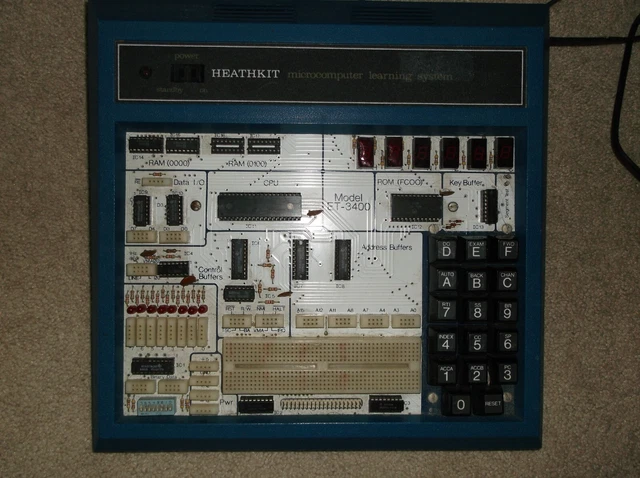 VINTAGE HEATHKIT ET-3400 Microcomputer System Microprocessor Learning ...