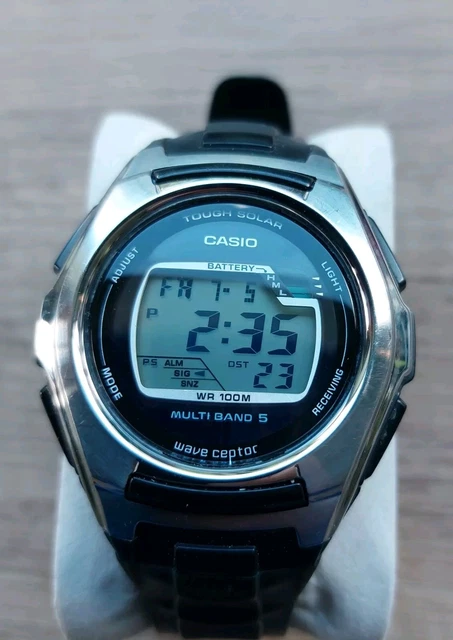 CASIO TOUGH SOLAR Wave Ceptor Multi Band 5 Module 3090 Casio WV-M120 ...