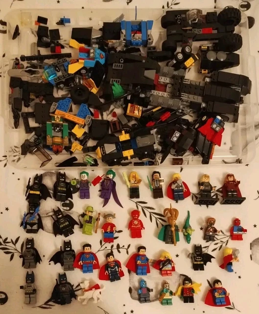 ASSORTED LEGO MINI figures from Marvel & DC Batman, Superman, Loki ...