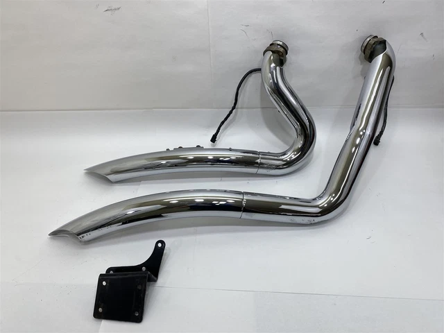 HARLEY-DAVIDSON 08 FXDB Street Bob Exhaust Vance & Hines Big Radius 2 ...