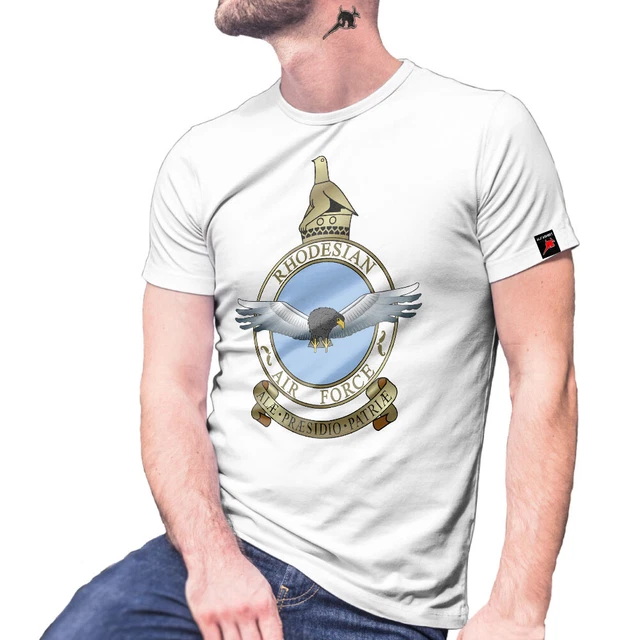 RHODESIAN AIR FORCE Wappen Abzeichen Emblem Bush War Logo T-Shirt ...