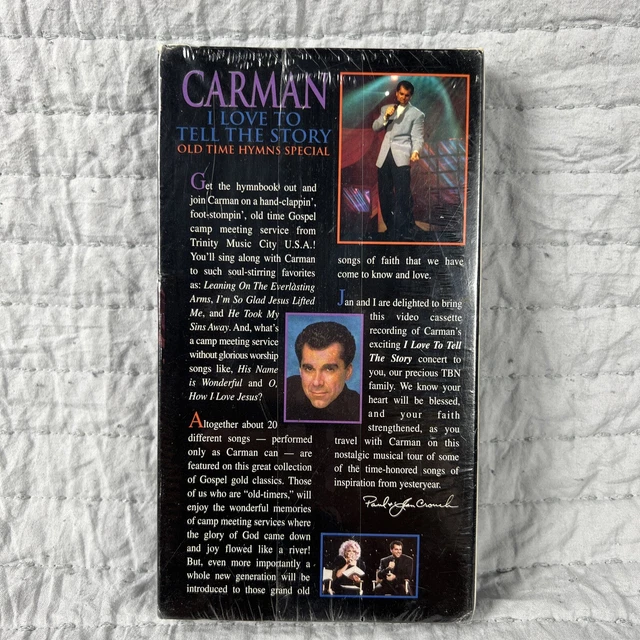 CARMAN I LOVE To Tell The Story Old Time Hymns Special VHS Tape New ...