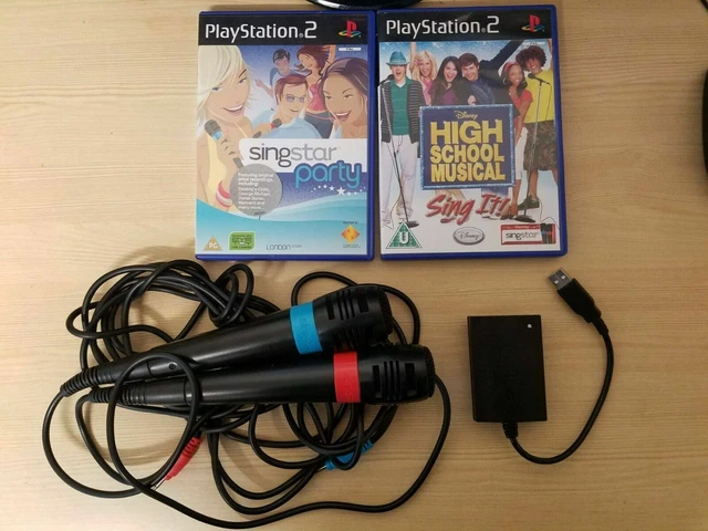 SINGSTAR PARTY & High School Musical + Microphones Sony Playstation 2 ...