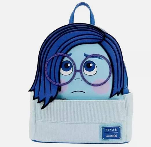 ZAINO INSIDE OUT 2 Pixar Originale Sadness Tristezza Disney Bambina ...