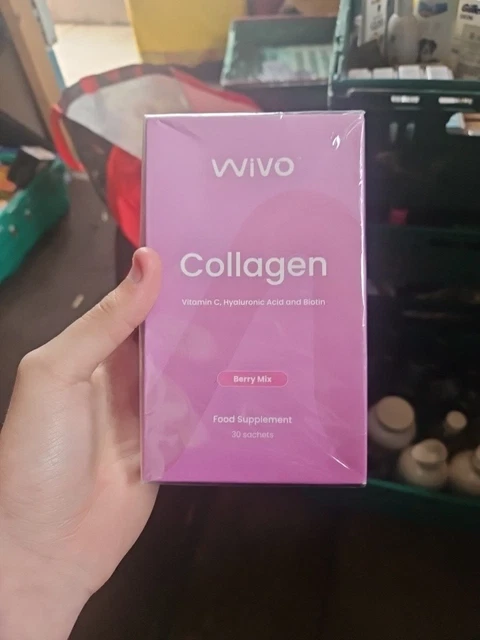 WIVO COLLAGEN POWDER Sachets Berry Mix Flavour Vitamin C Biotin 30 x 5g ...