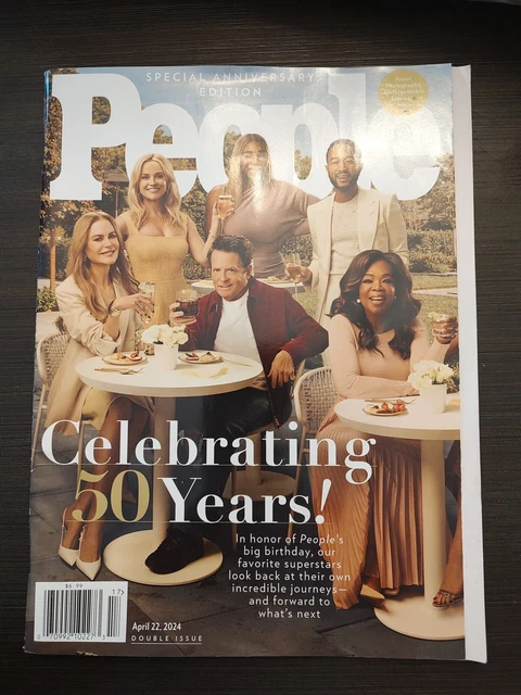 PEOPLE MAGAZINE APRIL 22 2024 Celebrating 50 Years Special Cover £1.57 ...