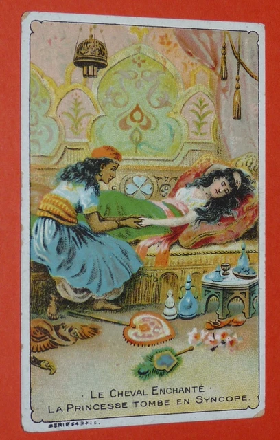 CHROMO 1895-1910 BON-POINT Ecole Conte Le Cheval Enchante Princesse ...
