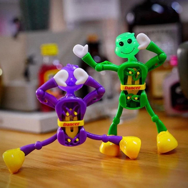 WALKING DANCING ROBOT Clockwork Dancing Robot Dancing Robot Toy Wind Up ...