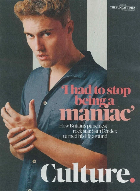 MAGAZINE CULTURE DU Sunday Times : Sam Fender, Paloma Faith, Oz Perkins ...