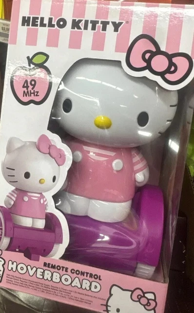 HELLO KITTY REMOTE CONTROL HOVERBOARD 49 MHz 8+AGES BNWT SEALED SANRIO ...
