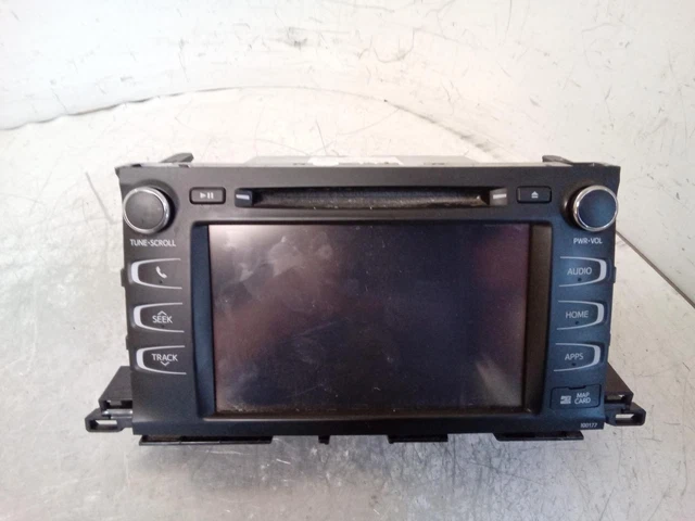 TOYOTA KLUGER STEREO/HEAD Unit Sat Nav Head Unit, Gsu50/Gsu55, 12/13-02 ...