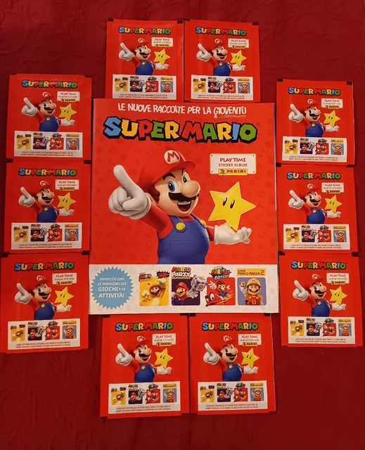 2023 PANINI SUPER Mario Playtime (10) Sticker Packs + Album! $79.95 ...