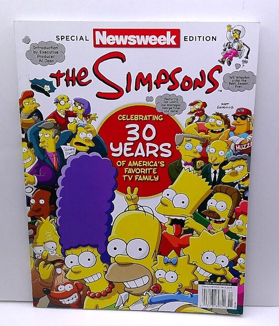 THE SIMPSONS 30 Years Special Newsweek Edition Magazine 2018 Matt ...