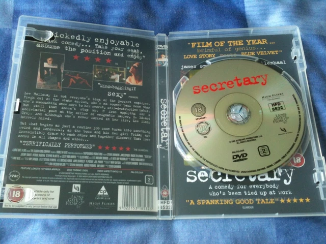 SECRETARY (DVD, 2003) Maggie Gyllenhaal James Spader £2.99 - PicClick UK