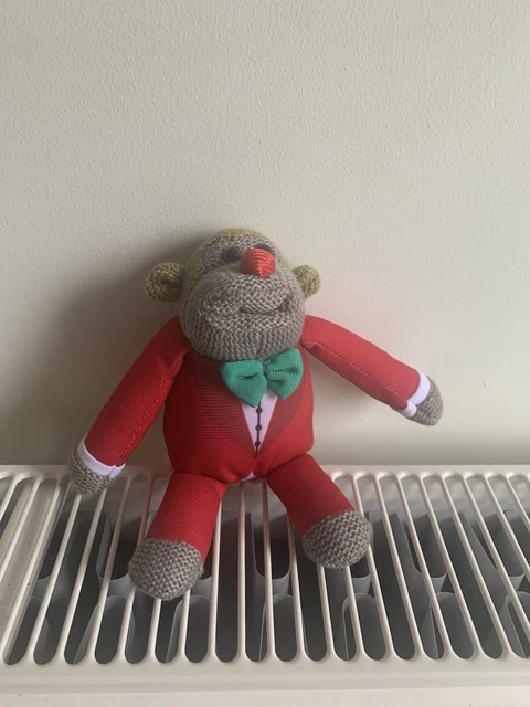 OFFICIAL RED NOSE Day PG TIPS Monkey Plush Chimp Beanie Comic Relief ...