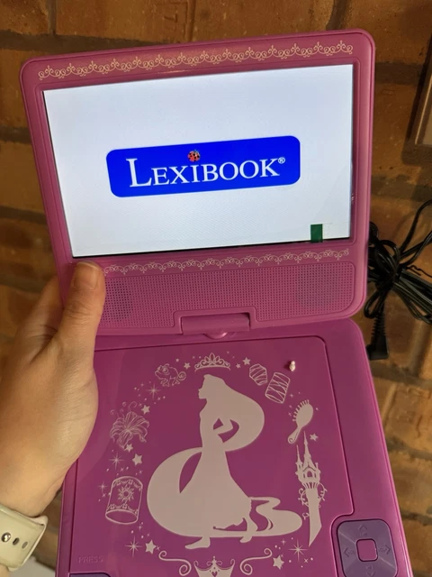 LEXIBOOK DISNEY PRINCESS Portable DVD Player with car Adaptor (box ...