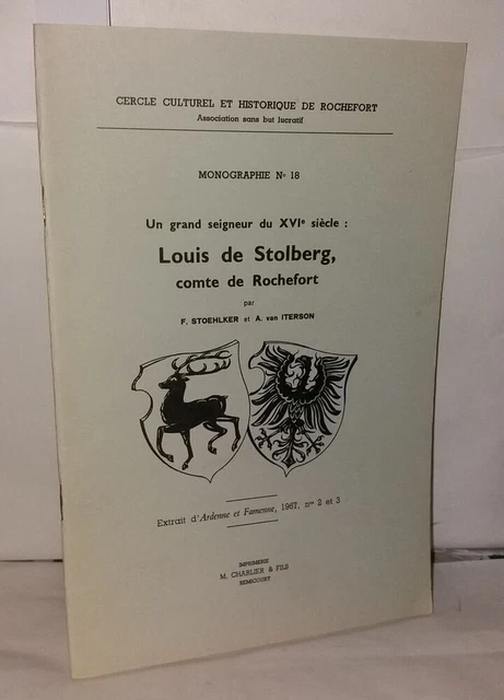 UN GRAND SEIGNEUR du XVIe siècle : Louis de Stolberg comte de EUR 10,00 ...