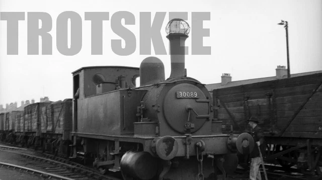 LARGER NEGATIVE BR British Railways Steam Loco 30089 Class B4 Plymouth ...