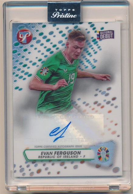 EVAN FERGUSON 2023/24 Topps Incontaminata Strada Per Euro Refrattore ...