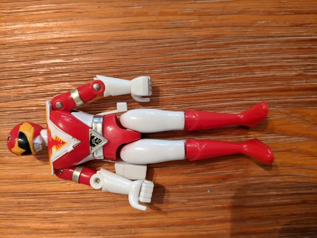 VERY RARE SENTAI JETMAN Red POWER RANGERS CHOGOKIN POPY 1990 BANDAI £29 ...