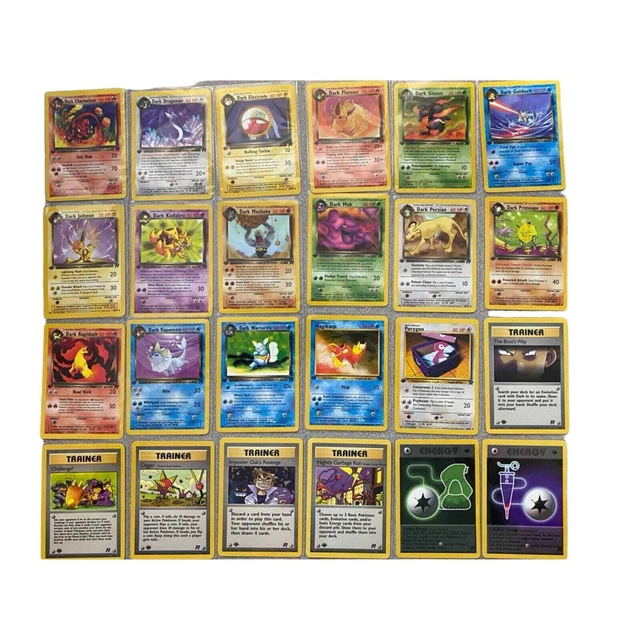 POKEMON TEAM ROCKET 1st Edition Complete Common & Uncommon Set NM $336. ...