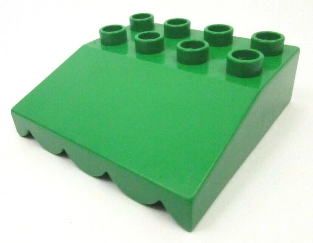 LEGO DUPLO GREEN Roof Sloped Awning Overhang REF 31170 Set 3267 3090 ...