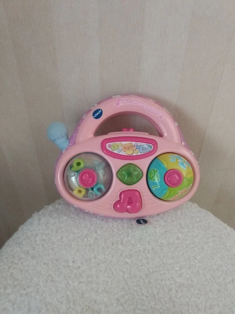 VTECH SOFT SINGING Radio Musical Toy Pink Toddler Lovely Condition £12. ...