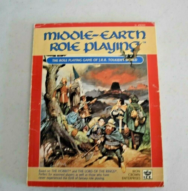MERP MIDDLE EARTH Middle-Earth Role Playing Rulebook St 8000 ICE 1986 ...