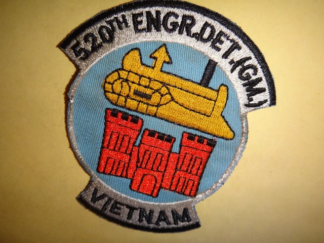 VIETNAM WAR US Army 520th ENGINEER Detachment (GM) Patch £7.12 ...