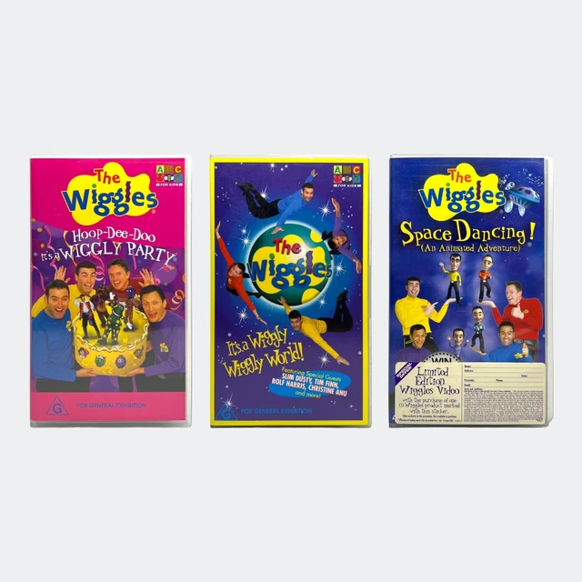 3X VINTAGE ORIGINAL Cast Wiggles Australian PAL VHS Tapes - ABC for ...